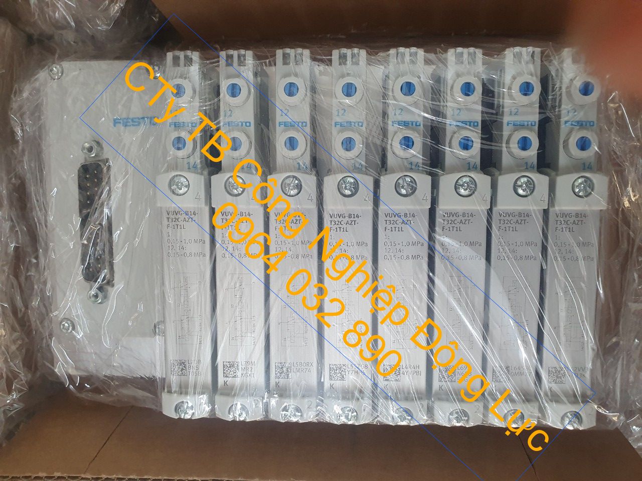 Cụm van điện từ Festo VTUG-14-MSDR-B1T-25V20-G14B-DTL-G18SU-8K+M1SC ...
